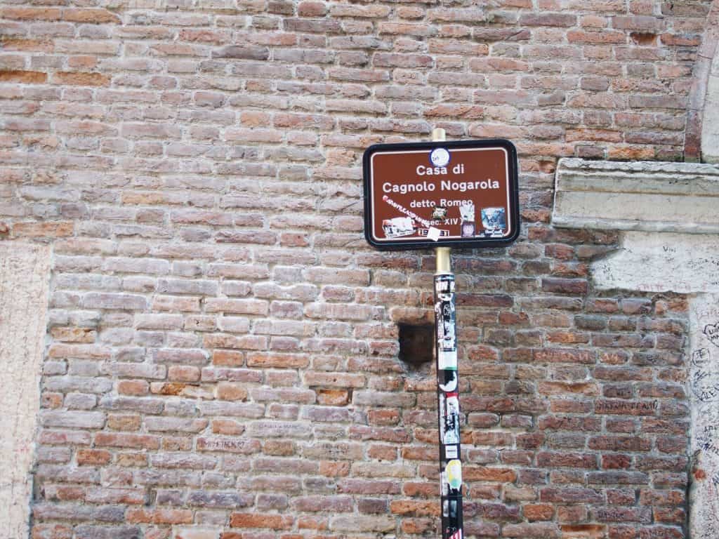 Verona - Romeo & Juliet's for real